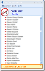 Chat Client For Facebook Chat: “Chit Chat For Facebook”